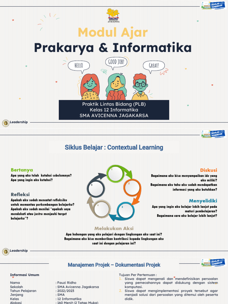 Modul Ajar Informatika - PLB 2 | PDF