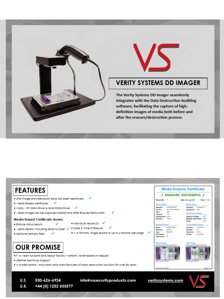 vs_dd_imager_datasheet | PDF | Digital Technology | Computing