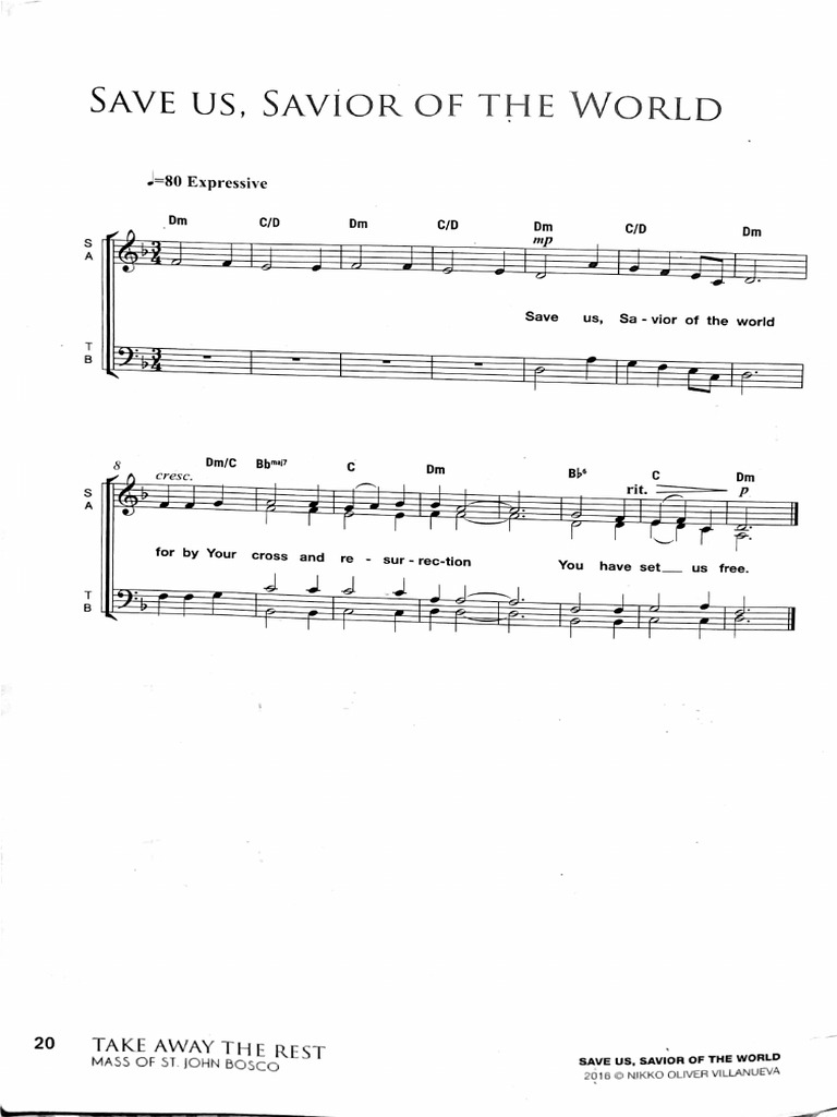 Save Us, Savior of the World (DB) | PDF