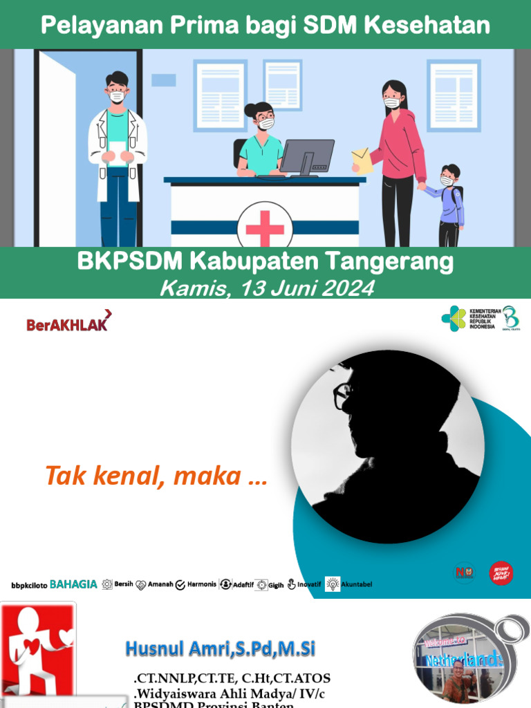Pelayanan Prima untuk SDM Kesehatan | PDF