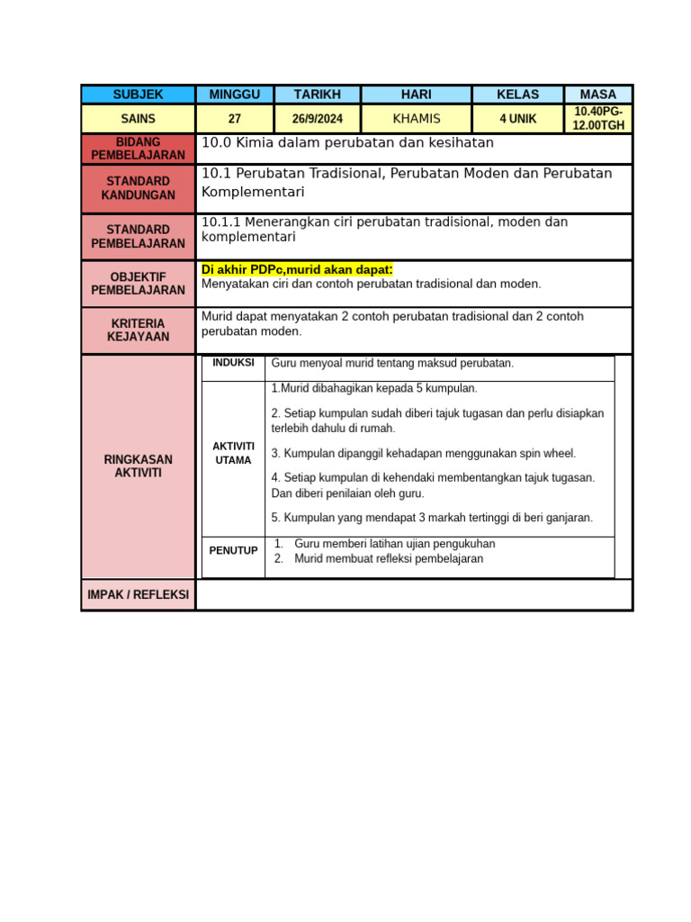 RPH Pencerapan Siri 2 2024 | PDF