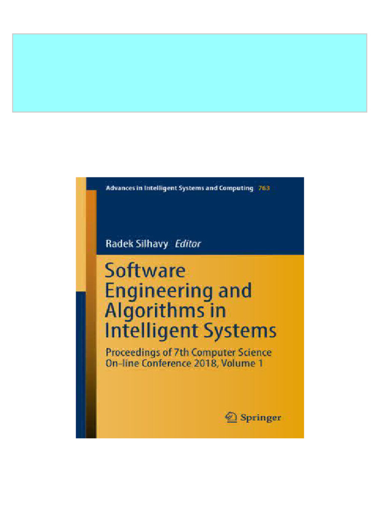 Instant download Software Engineering and Algorithms in Intelligent ... Instant download Software Engineering and Algorithms in Intelligent ...