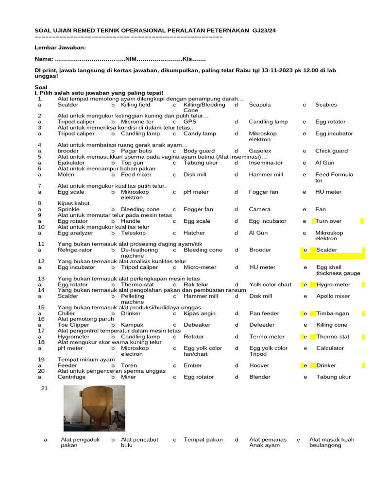 Soal REMED TOPP Gj2023-2024 Salinan | PDF