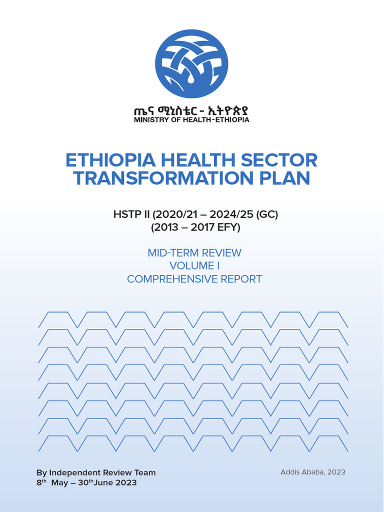 Ethiopia Health Plan Review | PDF | Governance | Supply Chain Management