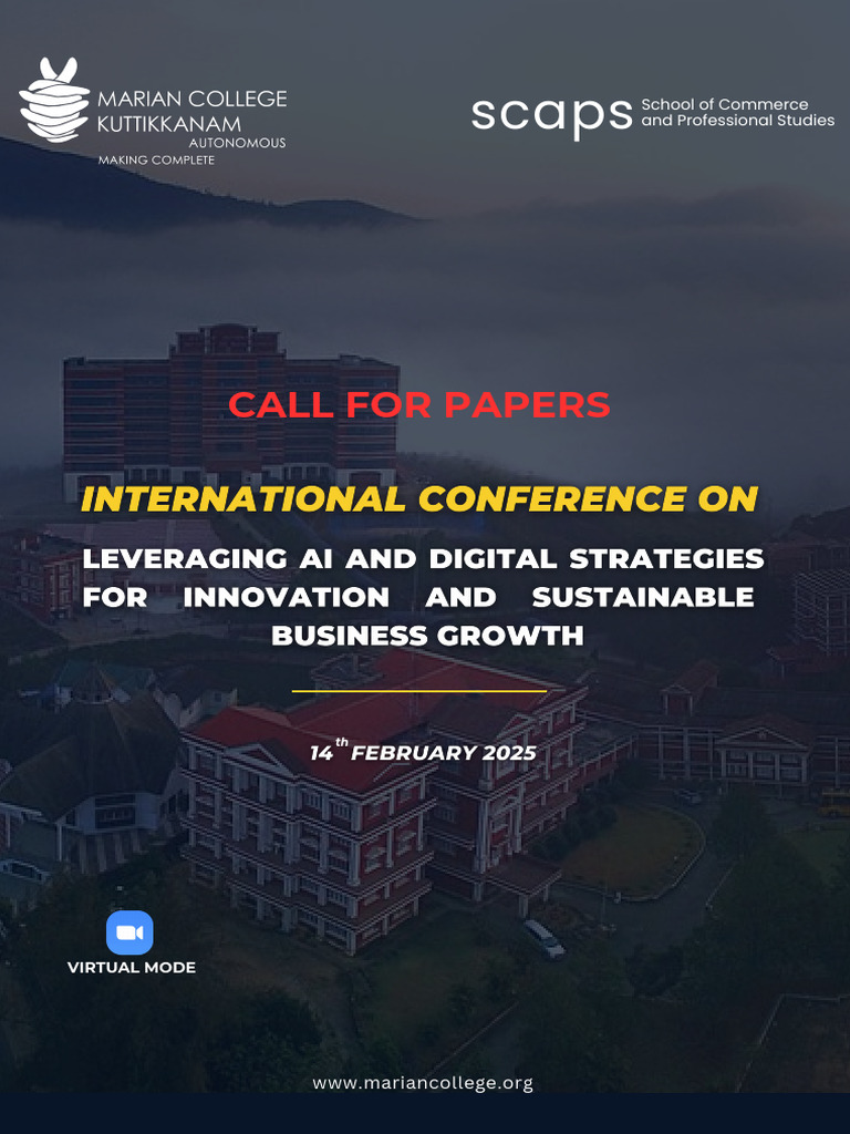 International Conference Brochure | PDF | Business