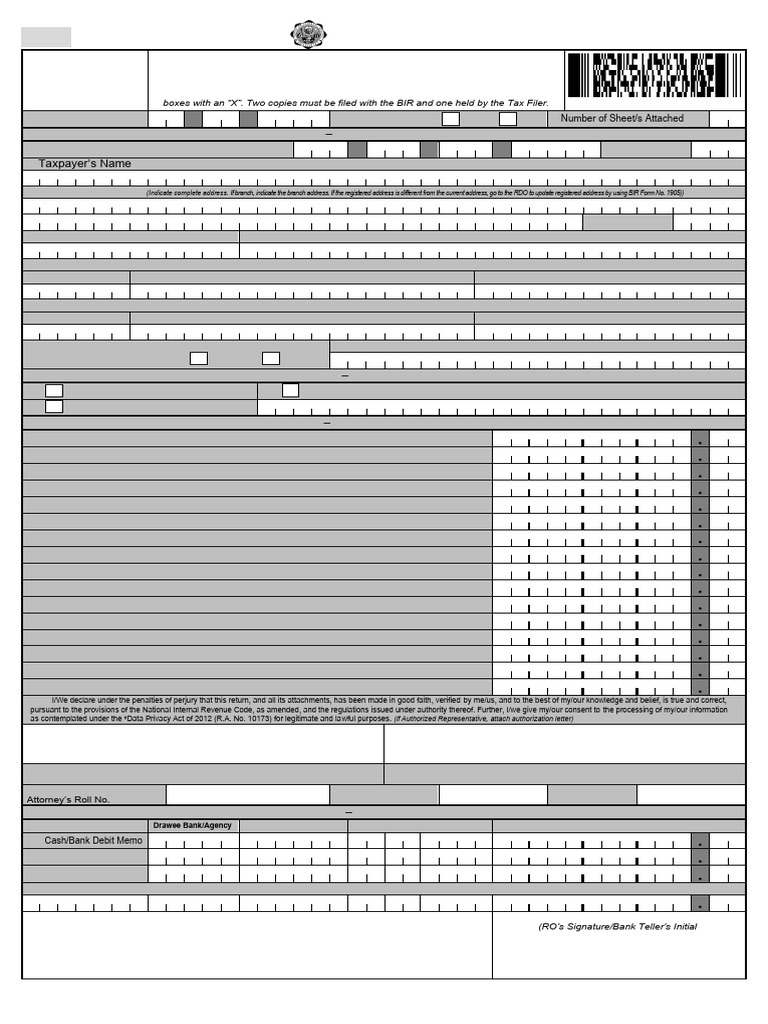 2200-M Jan 2018 ENCS v2 Final Version | PDF | Taxes | Internal Revenue ...