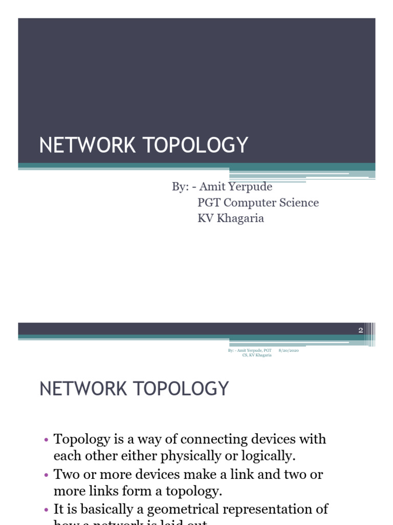 topology | PDF | Network Topology | Computer Network