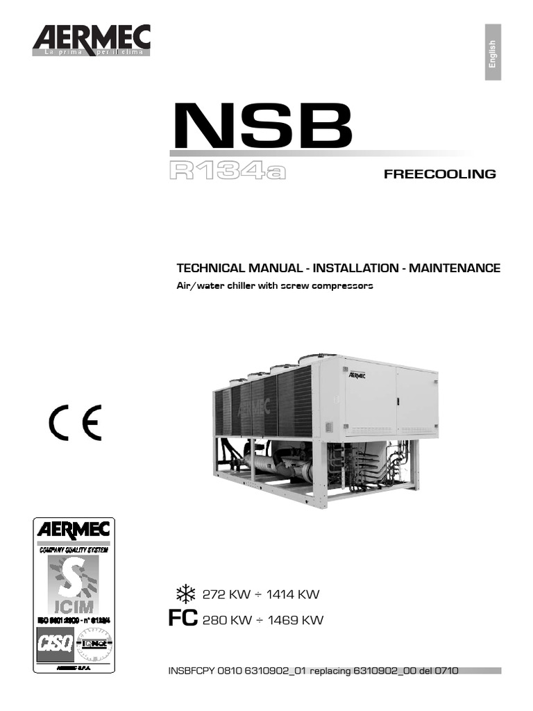 NSB Aermec | PDF | Pump | Mechanical Engineering
