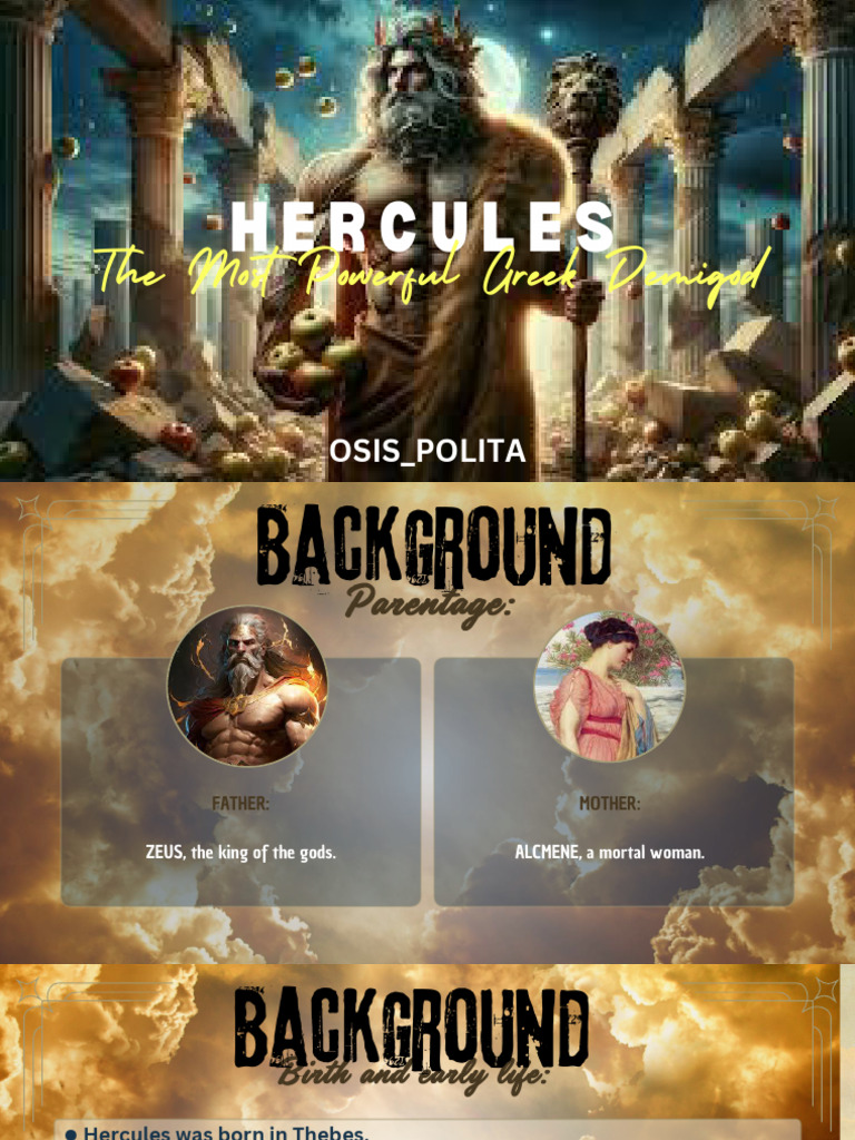 Hercules: Myths, Strengths, and Labors | PDF | Argonauts | Greek Mythology