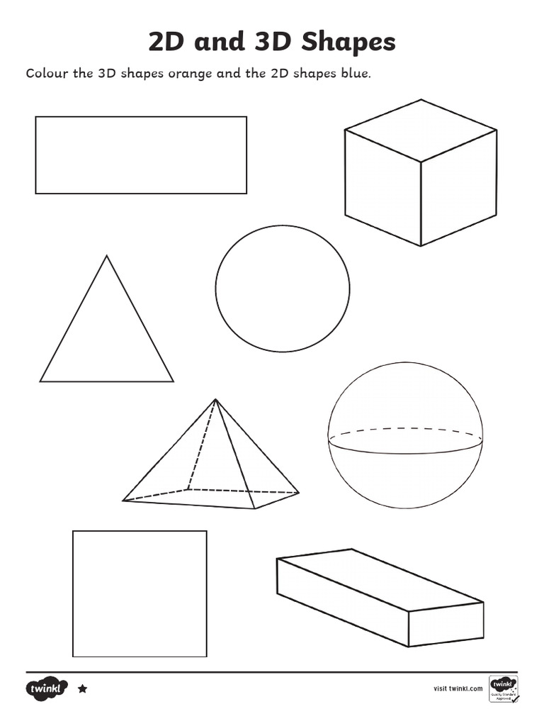 Kids' Shape Coloring Guide | PDF