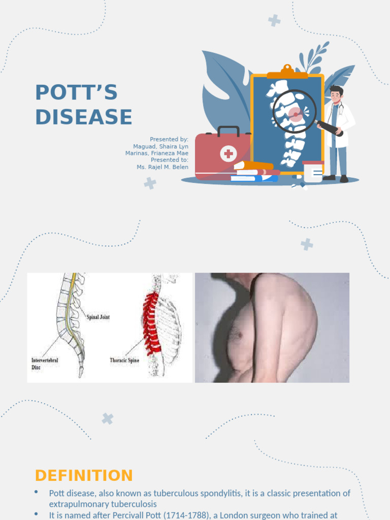 Potts Disease | PDF | Tuberculosis | Vertebral Column
