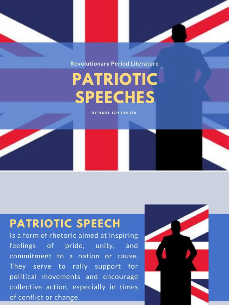 PATRIOTIC SPEECHES | PDF