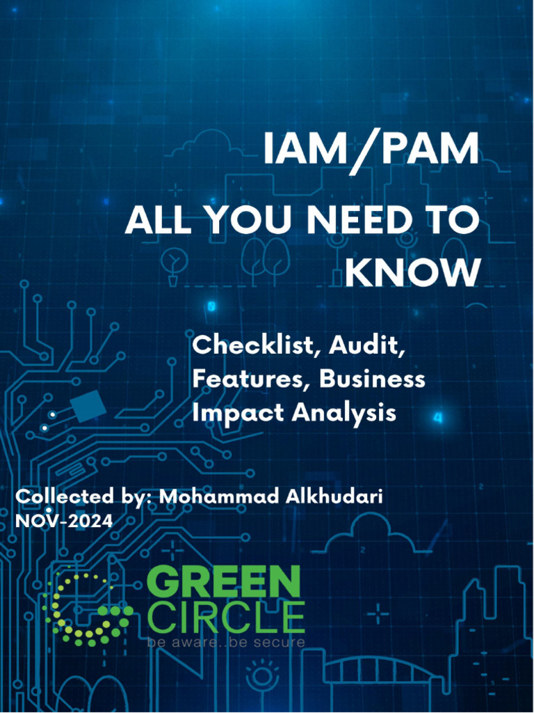 IAM PAM Checklist Audit Forms 1732897461 | PDF | Security | Computer ...