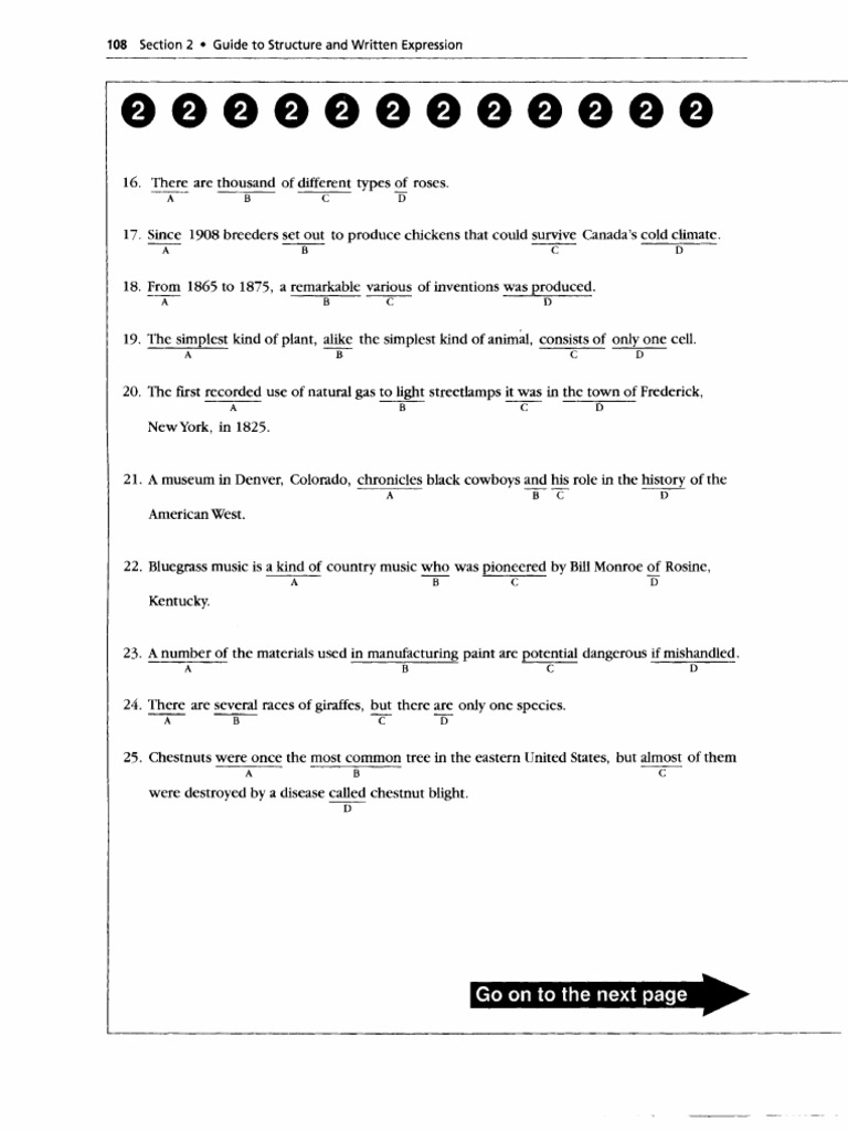 Guide to Written Expression Errors | PDF