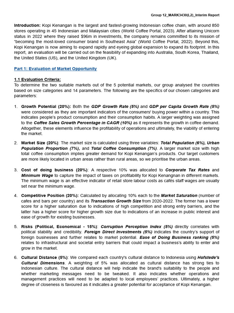 MARK report | PDF | Market (Economics) | Economies