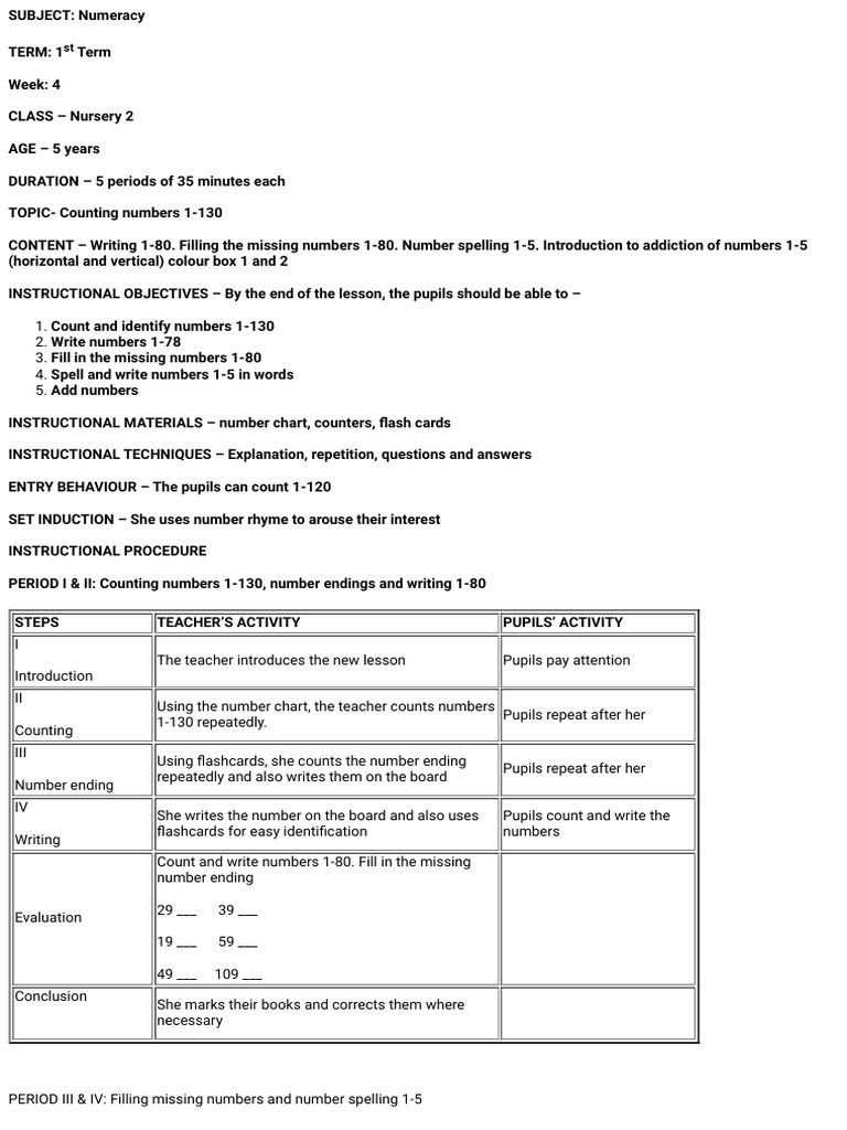 Counting Numbers 1 130 | PDF | Human Communication | Cognitive Science