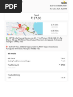 Ride Invoice for Shivam Singh | PDF | Invoice | Government Finances