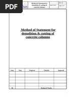 Method Statement For Concrete Slab Cutting | PDF | Concrete ...