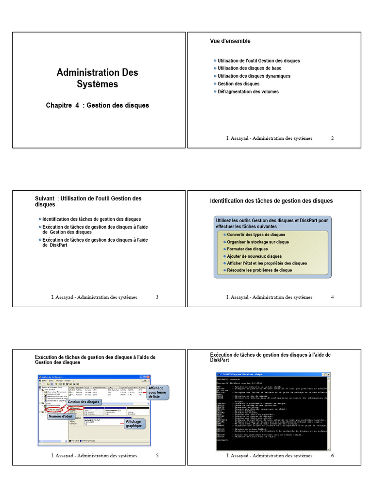 CH4_Gestion Disques | PDF