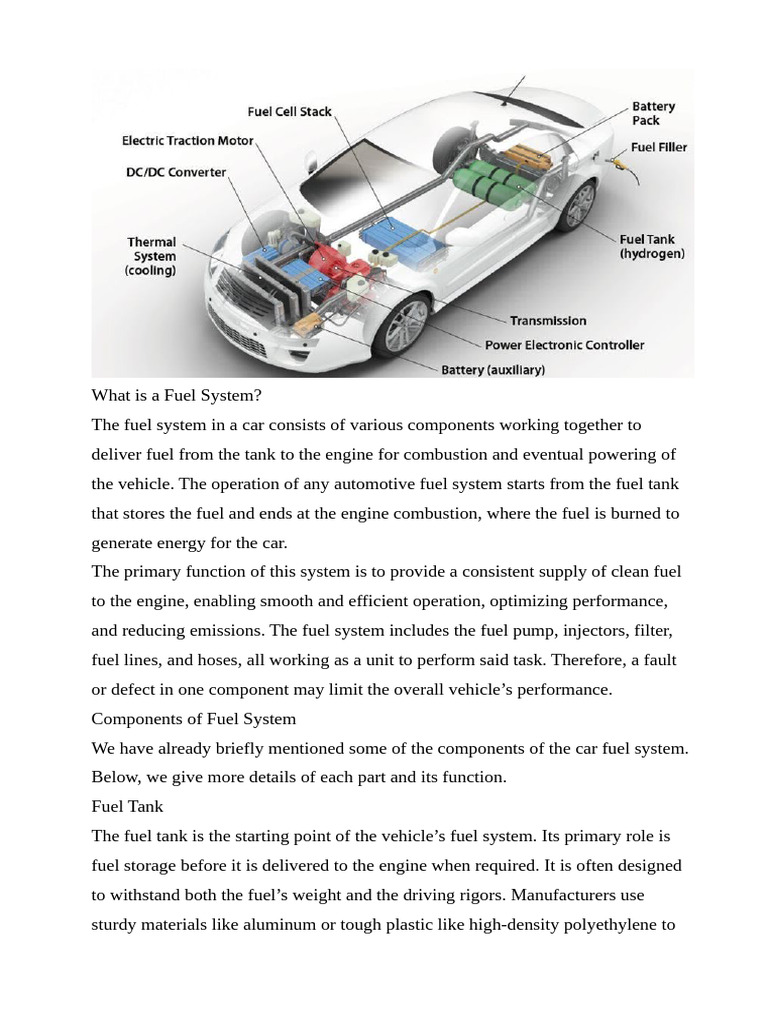 What is a Fuel System | PDF | Engines | Fuel Injection