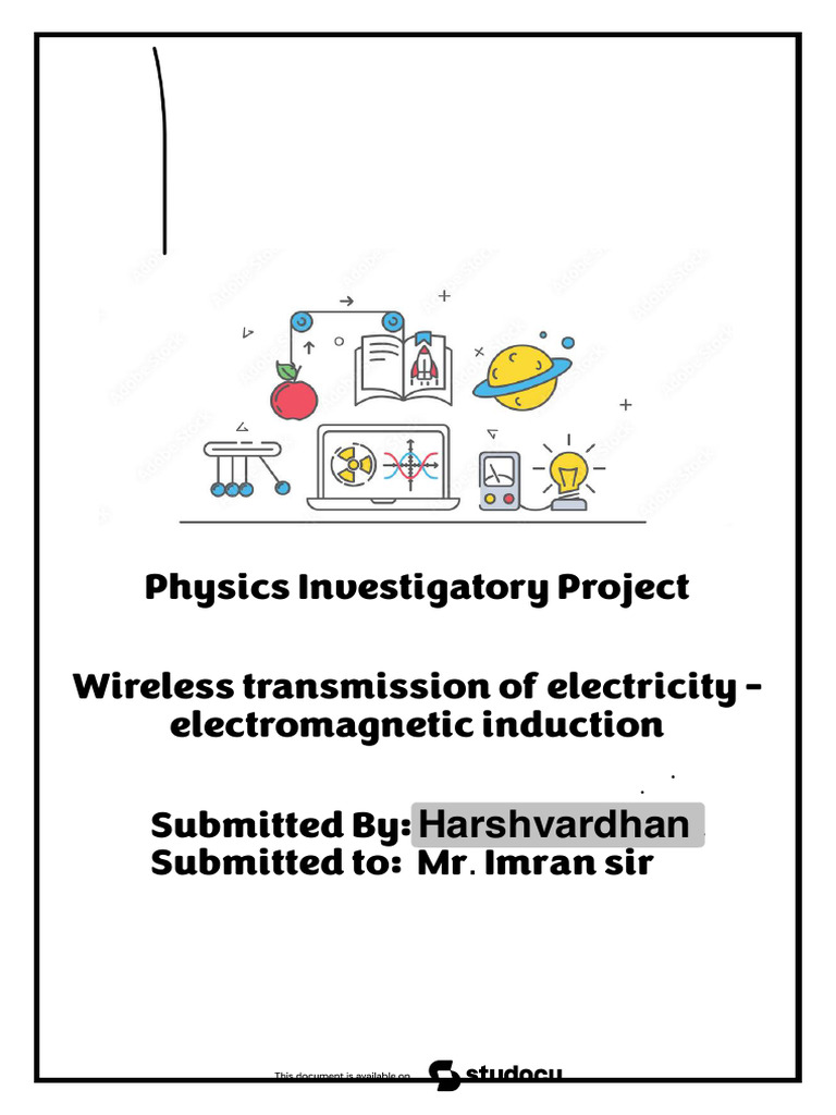 Physics Pdf Electromagnetic Induction Inductor