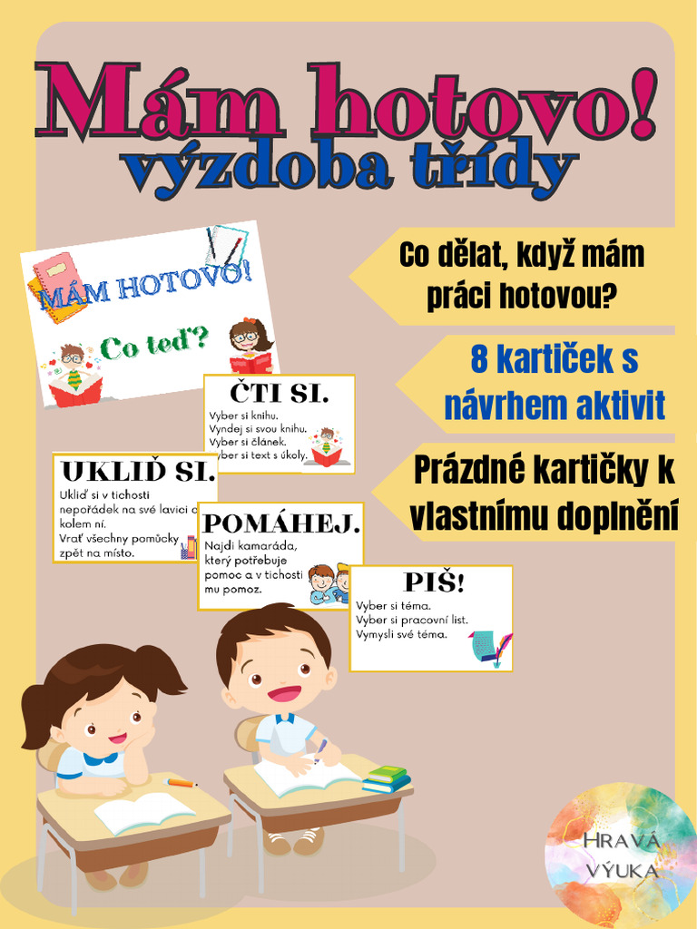 MÁM HOTOVO! - Výzdoba Třídy | PDF