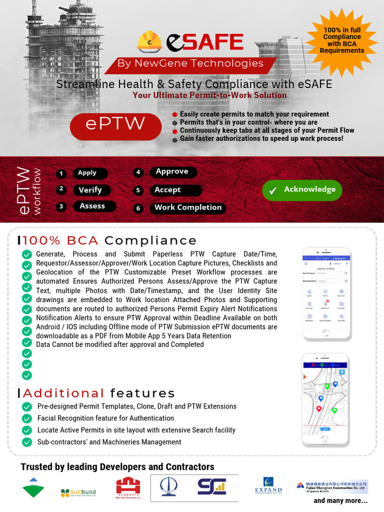 eSAFE - A Complete Suite of Mobile App for Construction Site Safety ...
