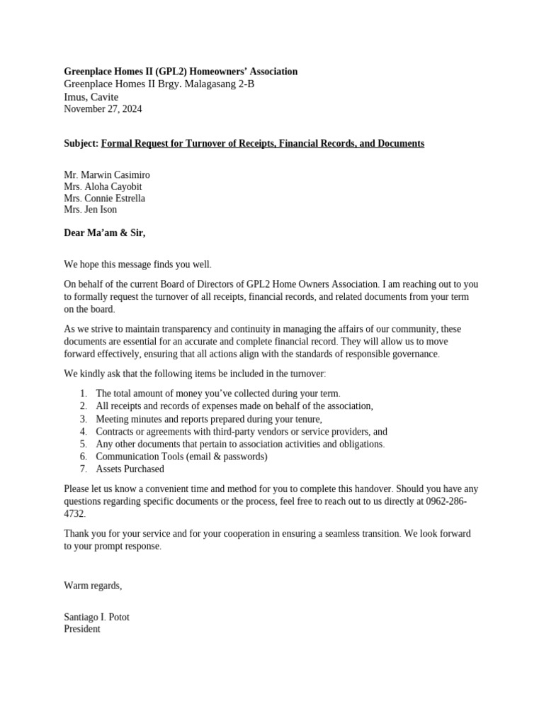 Gpl2 Request Letter | PDF