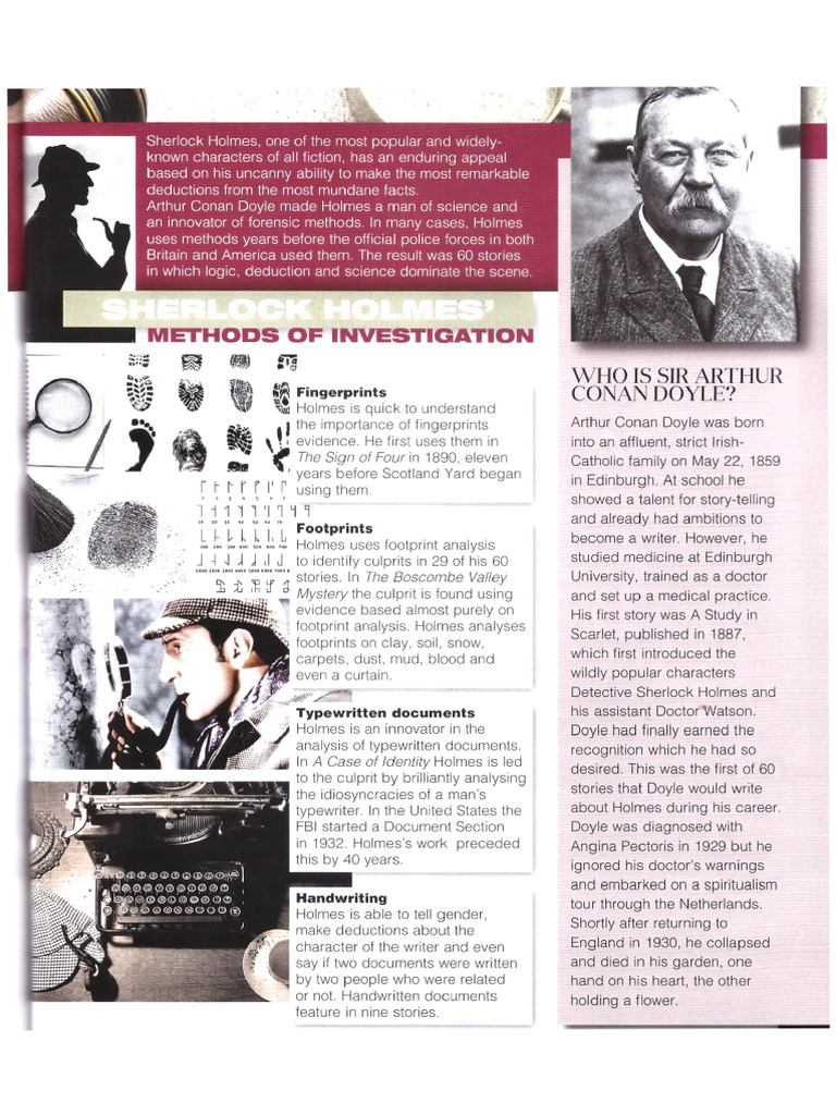 The RETURN of SHERLOCK HOLMES | PDF