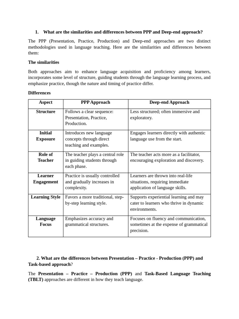 quiz 4 | PDF | Learning | Language Education