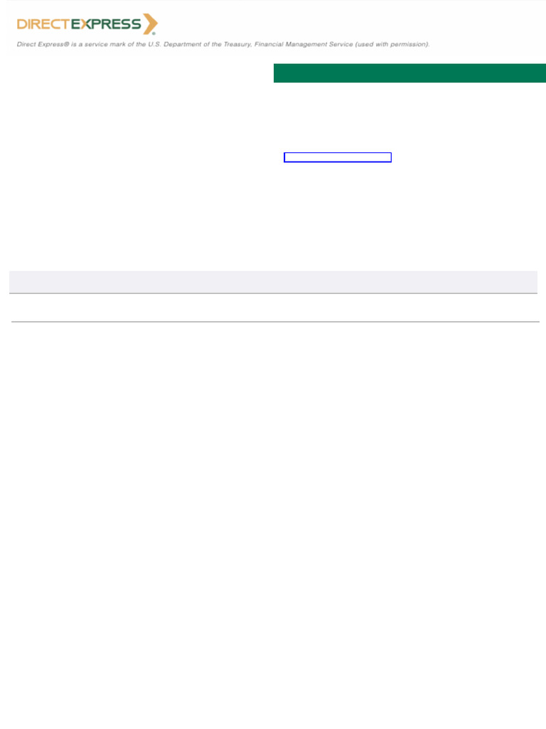 DirectExpress October 2024 | PDF