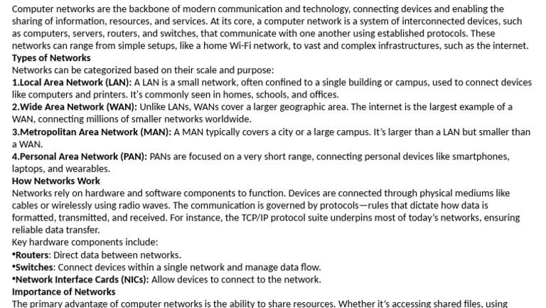CMP Networks | PDF