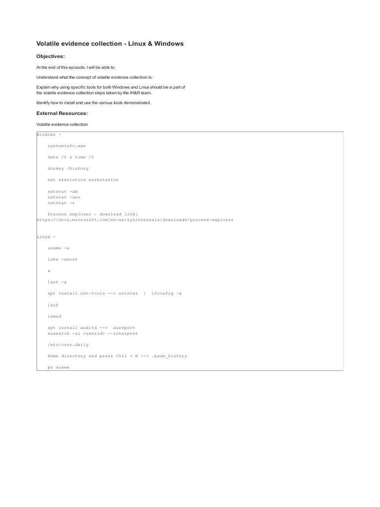 eccouncil-ecihv2-10-2-1-volatile-evidence-collection-Linux-and-Windows ...