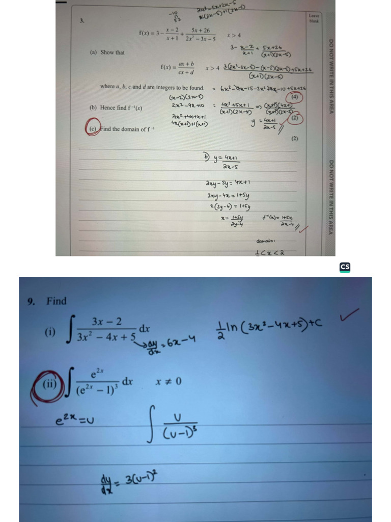 A Level Math P3 | PDF