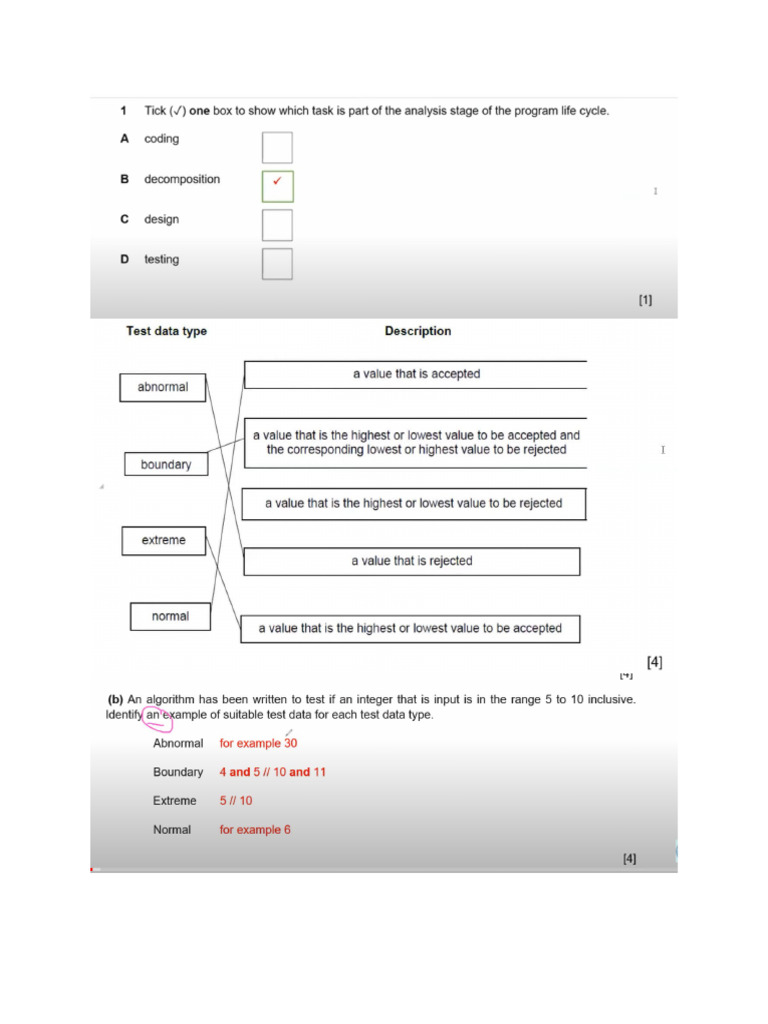 Answers to 2024 Computer Science Igcse | PDF
