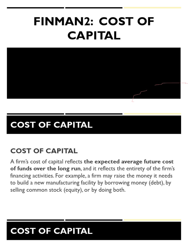 TOPIC 7 Cost of Capital | PDF | Cost Of Capital | Bonds (Finance)