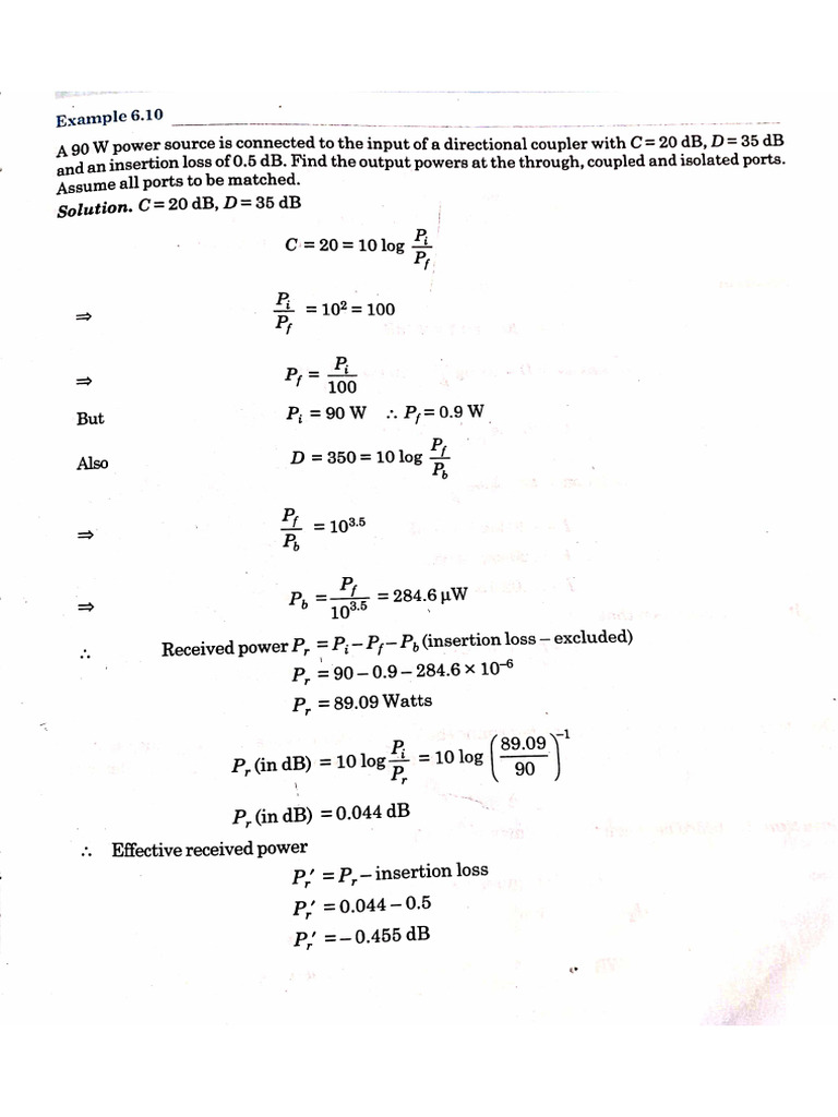 RMT Unit III Numericals | PDF