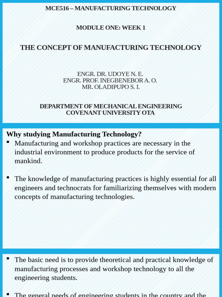 Mce 516 Lecture Note1 | PDF | Casting | Plaster