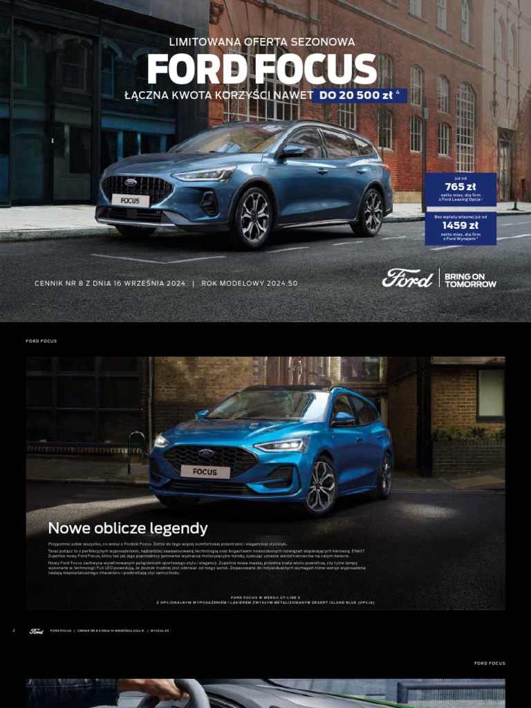 Ford Focus nr 8 z dnia 16 września_MY2024.50 - rok prod 2024 (1 ...