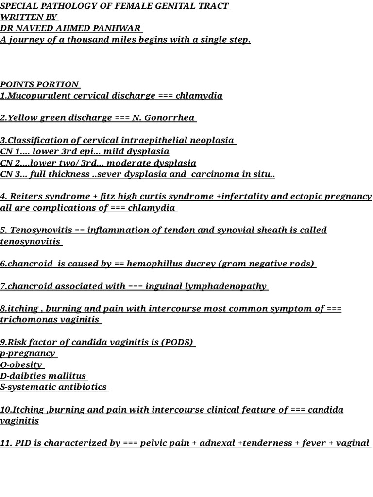 Bcqs of female genital(4) | PDF | Uterus | Cervical Cancer