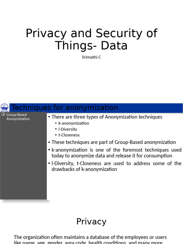 20 Module 4 Data Privacy 11-09-2024 | PDF | Public Key Cryptography ...