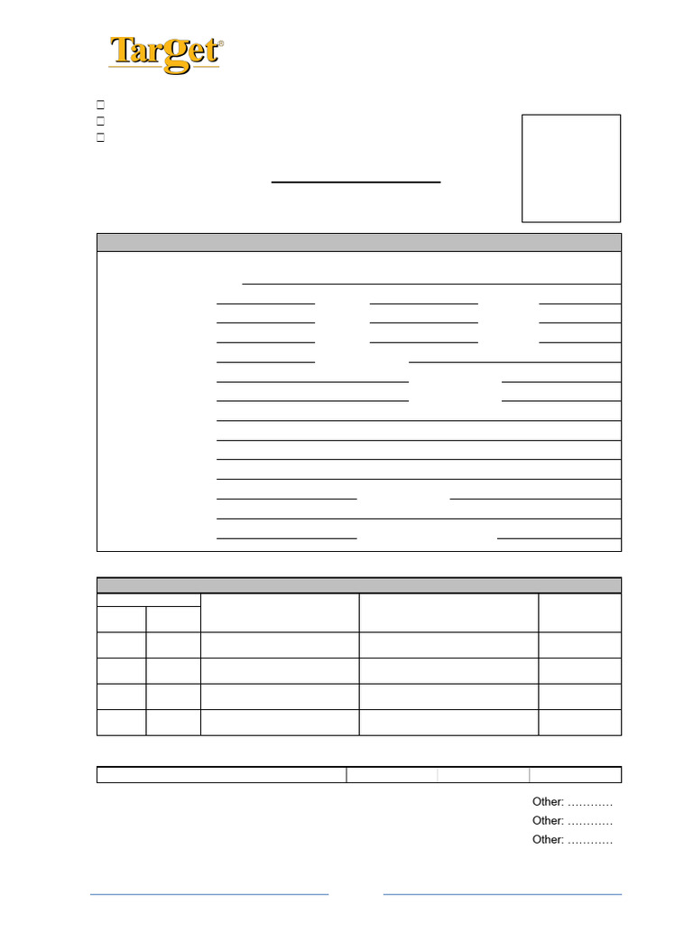 Job Application Form Template | PDF