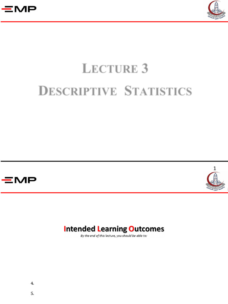 3- Descriptive Statistics | PDF | Quantile | Skewness