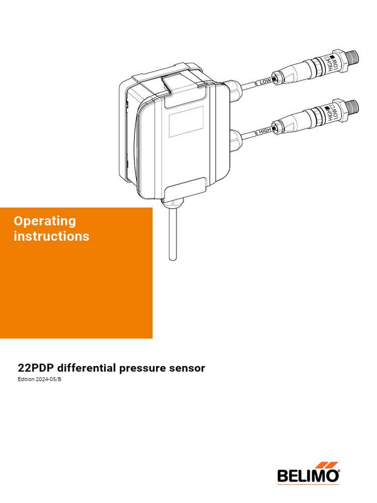 22PDP Differential Pressure Sensor Guide | PDF | Pressure Measurement ...