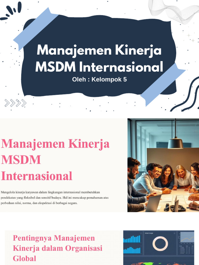 Manajemen Kinerja MSDM Internasional (Kel 5) | PDF