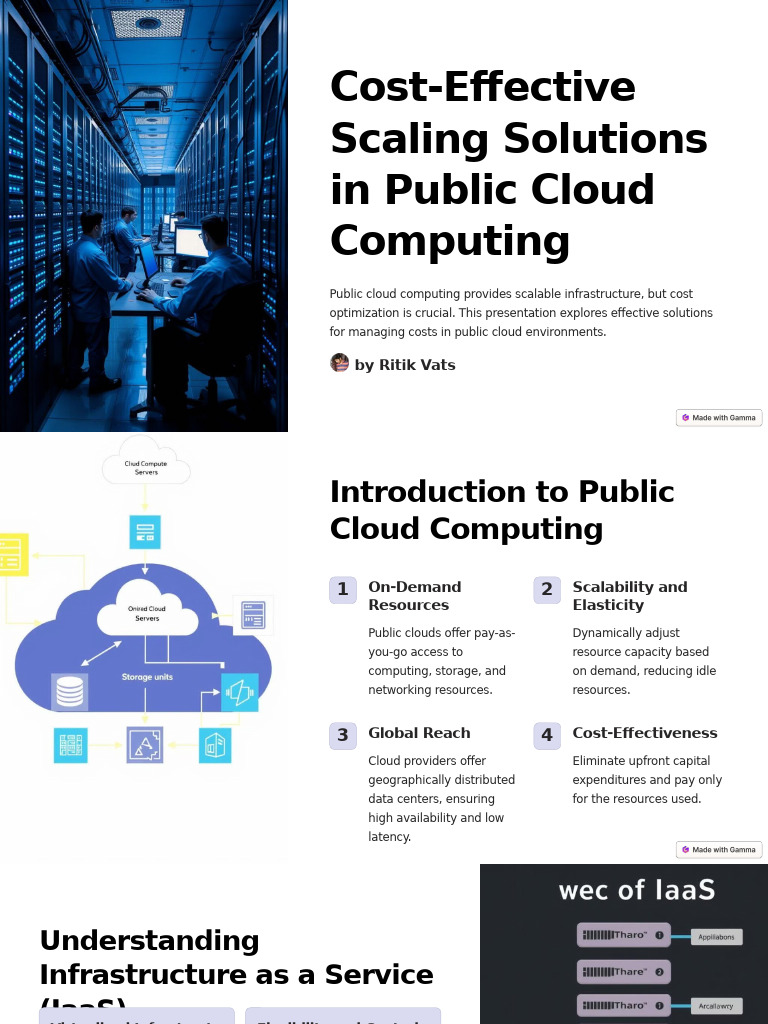 Cost-Effective Public Cloud Scaling | PDF | Cloud Computing | Scalability