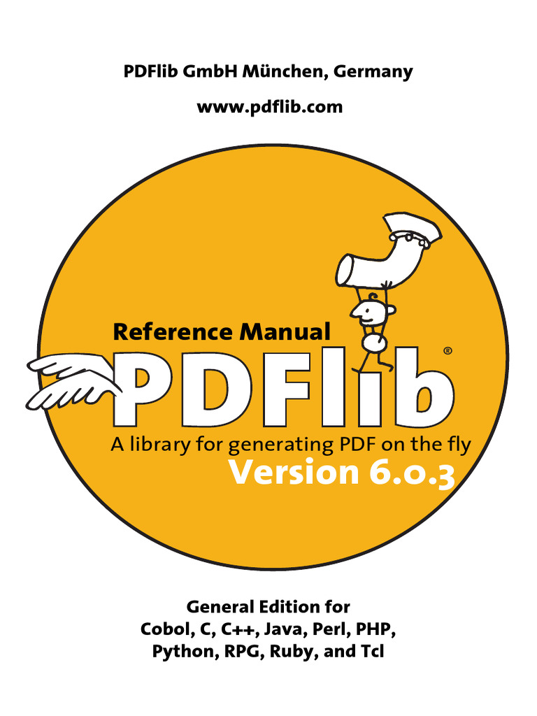 PDFlib Manual | PDF | Typefaces | Software