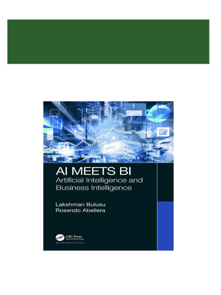 Get AI Meets BI Artificial Intelligence and Business Intelligence PDF ... Get AI Meets BI Artificial Intelligence and Business Intelligence PDF ...