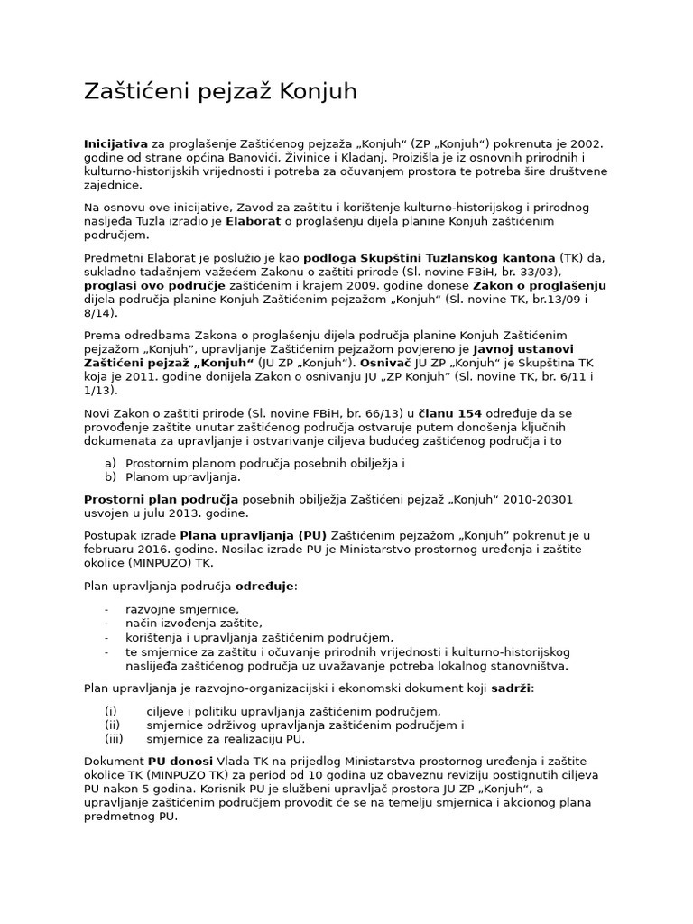 ZP Konjuh | PDF