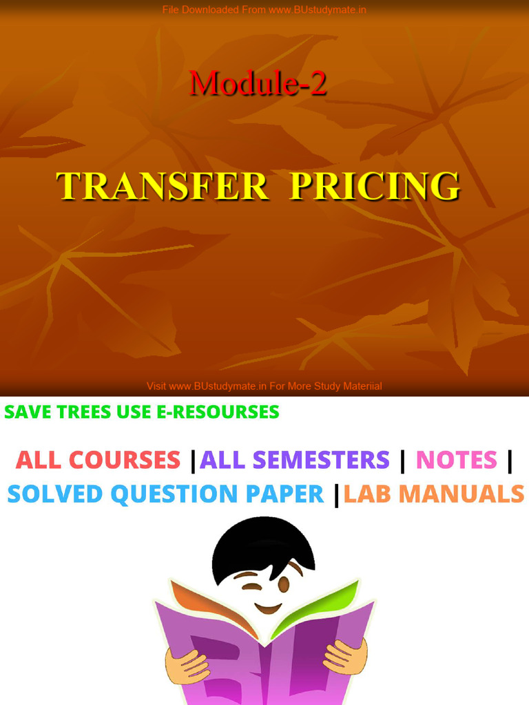 Understanding Transfer Pricing Methods | PDF | Prices | Pricing